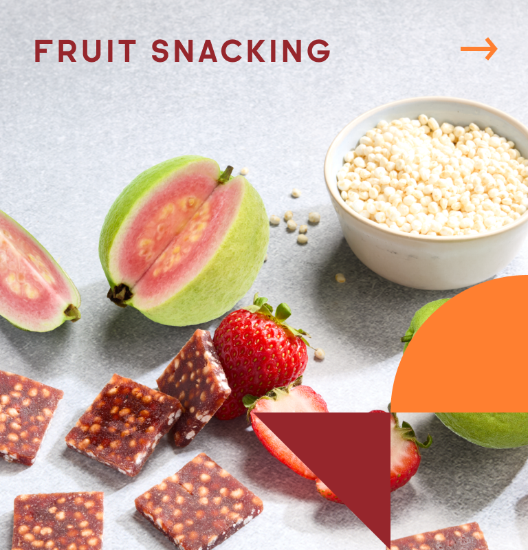 Your global manufacturer for natural fruit ingredients.